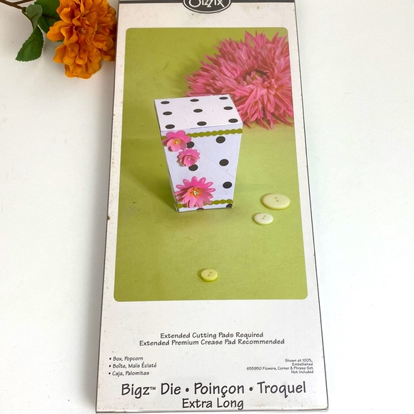 Sizzix | Office | Sizzix Popcorn Box Die Xl Bigz Die New 656244 | Poshmark
